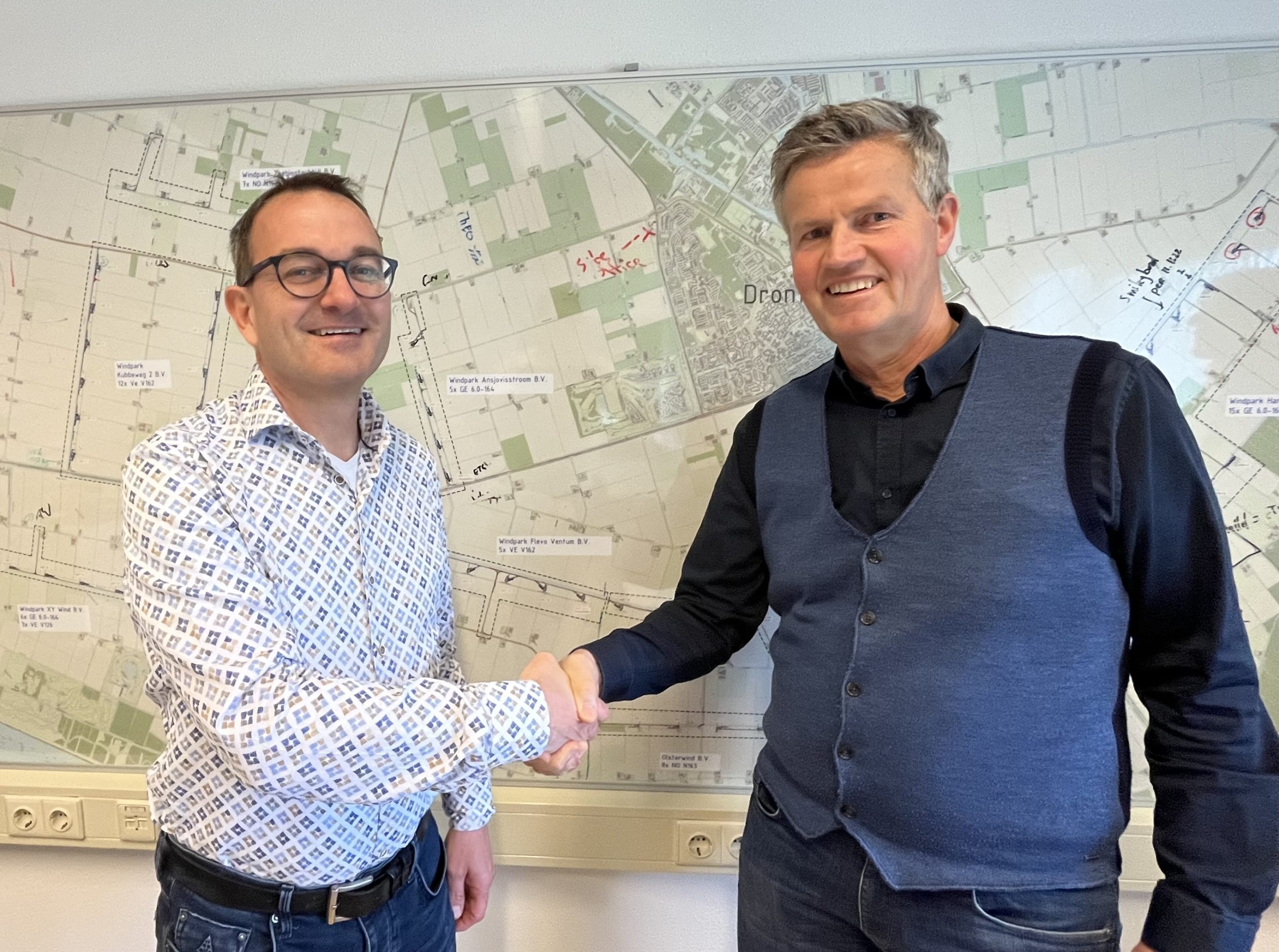 Windplan Groen in zee met M+P voor geluidsonderzoek - Windkoepel Groen